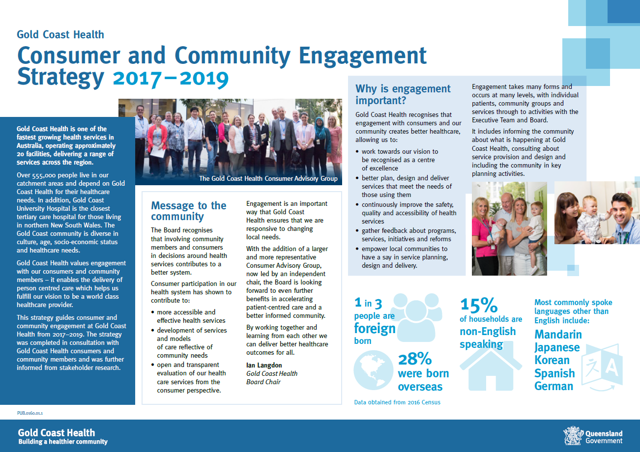 Community and consumer engagement | Gold Coast Health