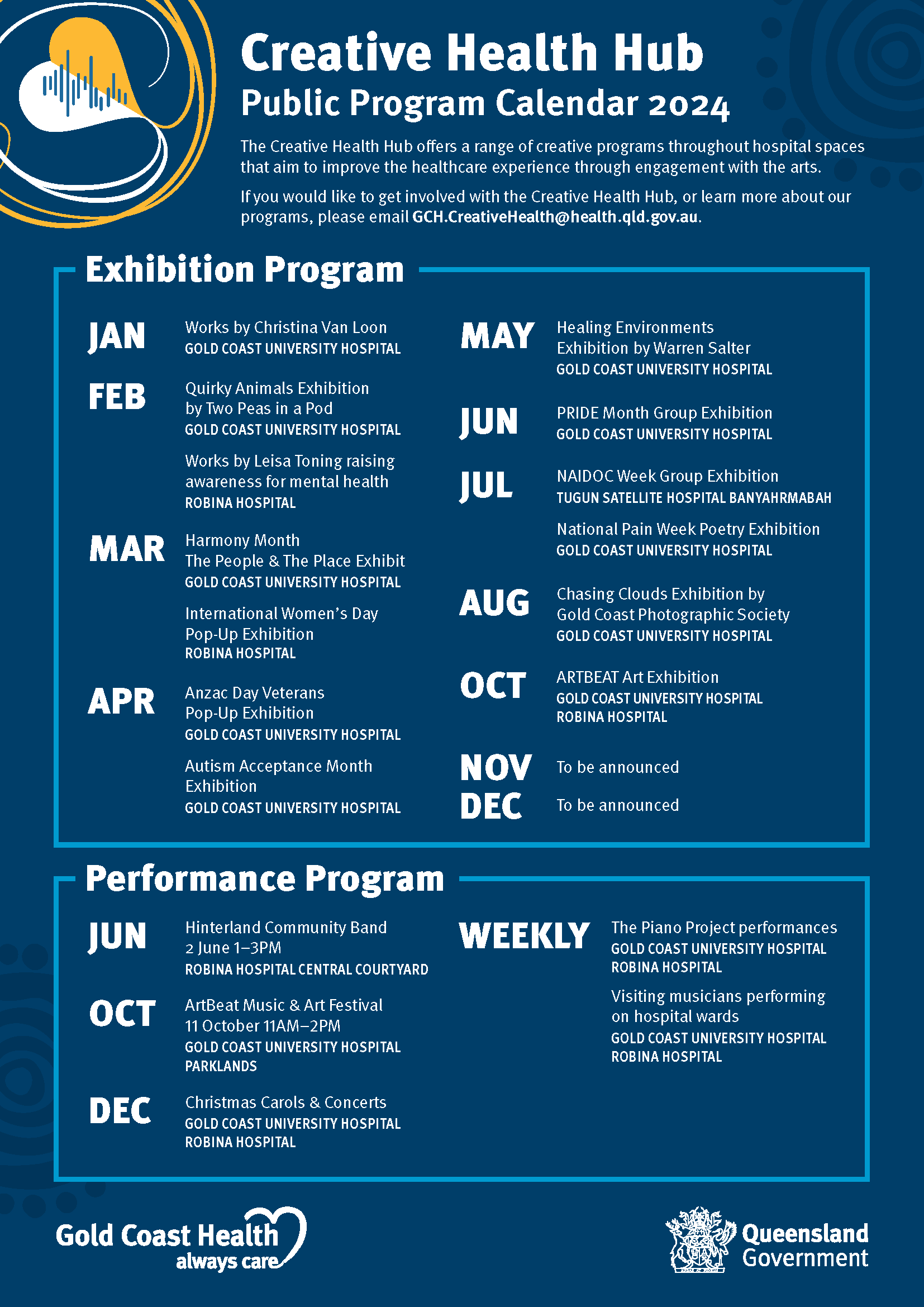 Creative Health Hub | Gold Coast Health